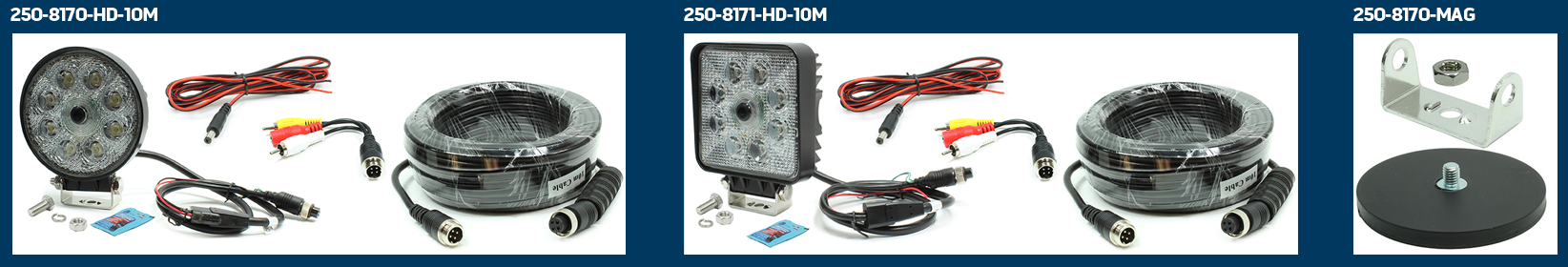 LED Work Light Cameras